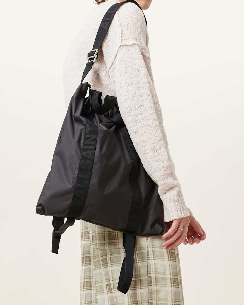 Kei Recycled Multi-Use Backpack TUMBLED GREY | ALLSAINTS US